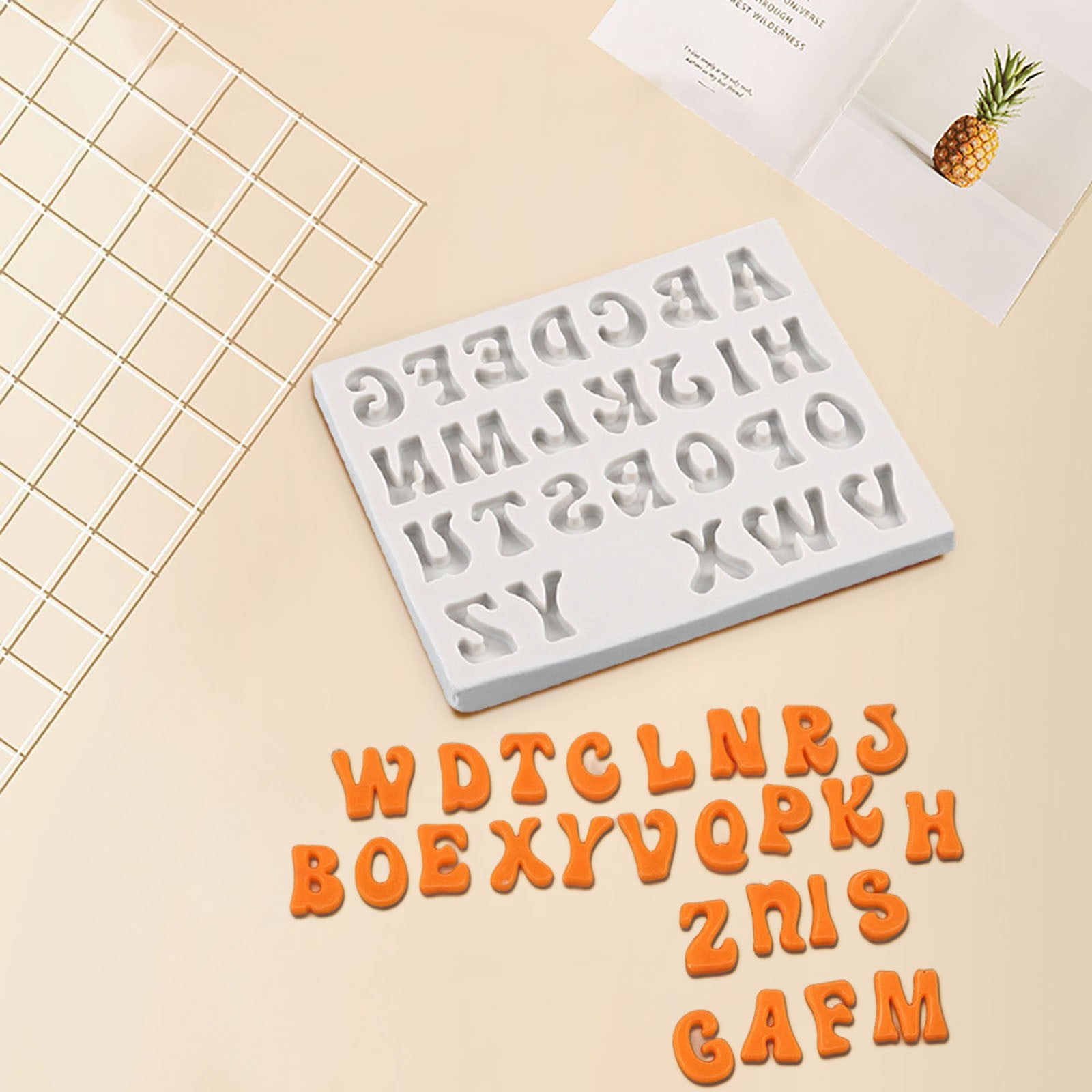 Letter Molds for Chocolate Letter Molds Alphabet Molds Letter Silicone ...