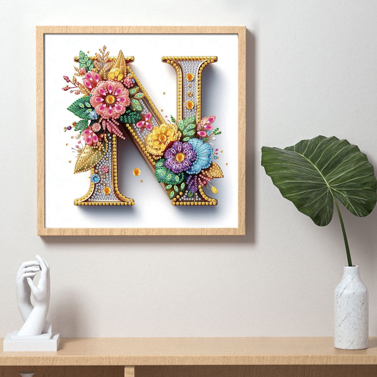 Letter N Diamond Art Painting Kit - Walmart.com