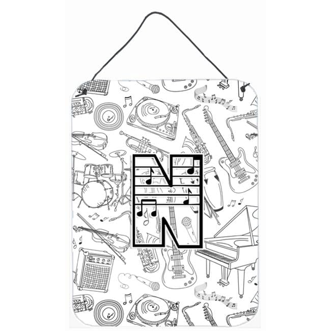 Letter N Musical Note Letters Wall and Door Hanging Prints - Walmart.com