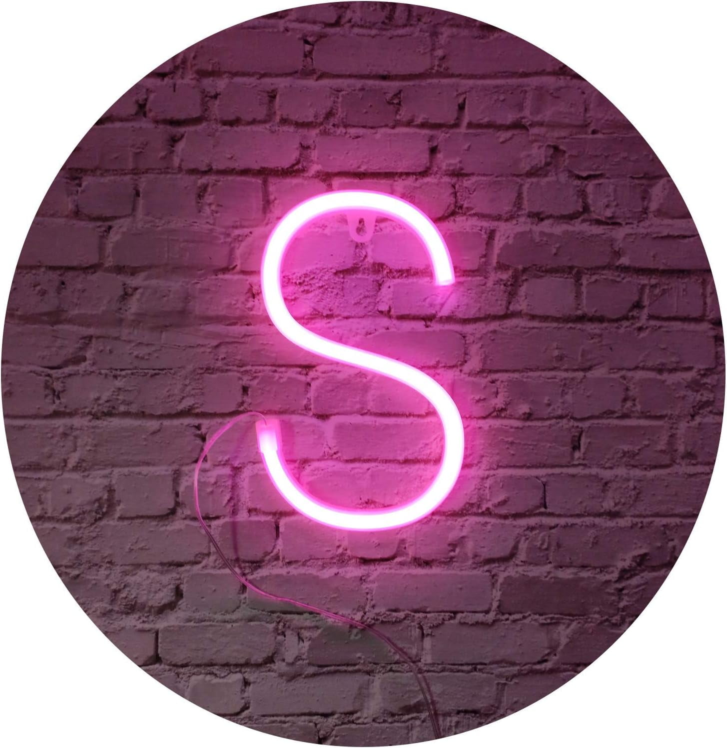 Letter Neon Lights, LED Neon Night Light Neon Lights Wall Decorative ...