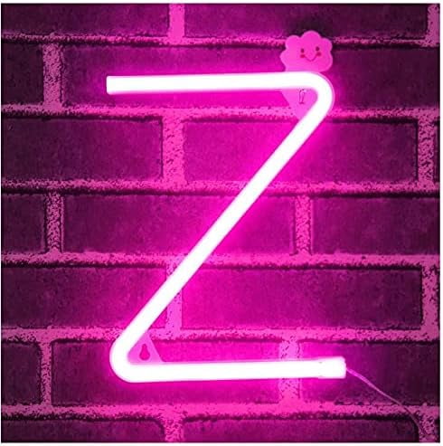 Letter Neon Lights, LED Neon Night Light Neon Lights Wall Decorative ...