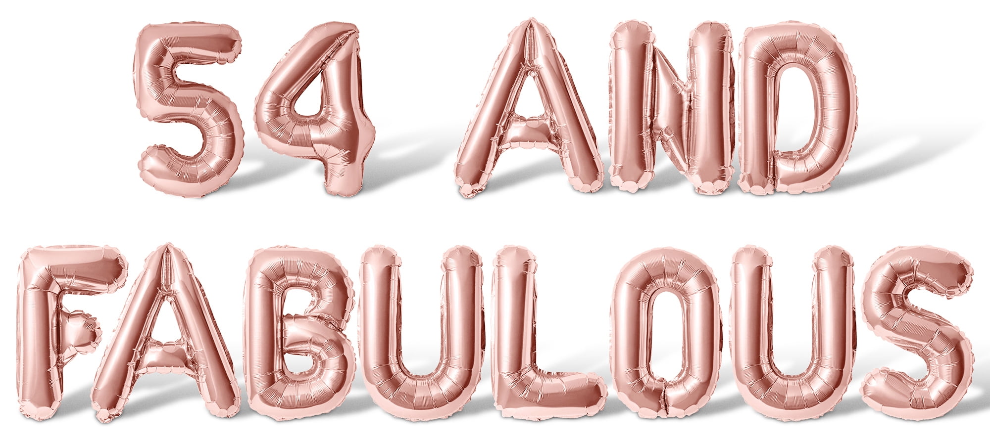 Letter & Number Balloons - 54 AND FABULOUS 16" Inch Alphabet Letters ...