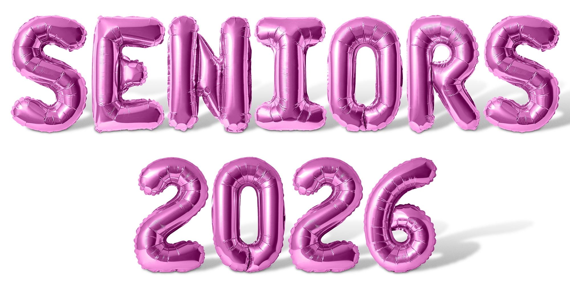 Letter & Number Balloons - SENIORS 2026 16" Inch Alphabet Letters Foil ...