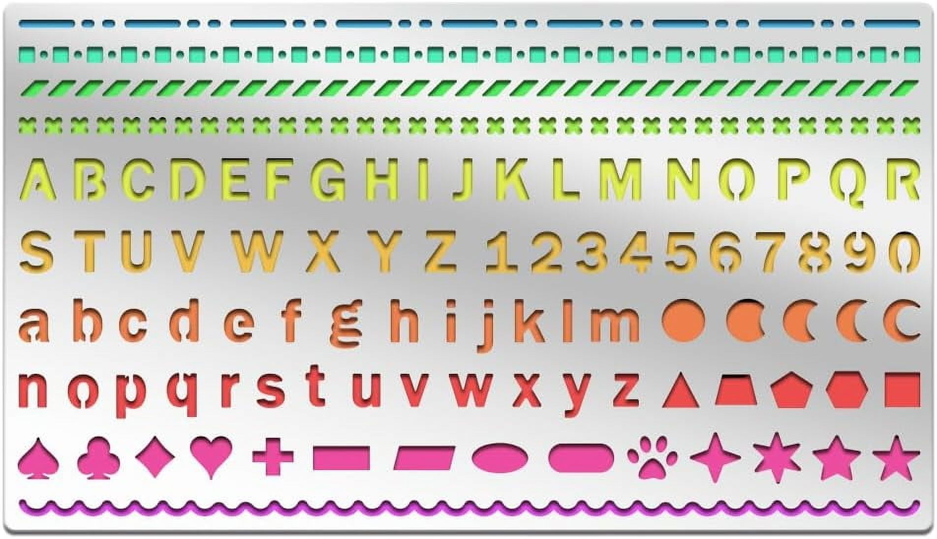 Letter Number Metal Stencils for Painting 4"*7" Reusable Alphabet ...