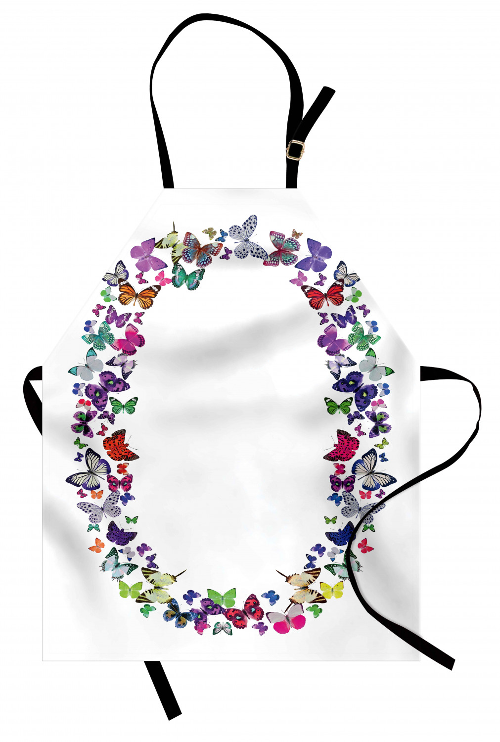 Letter O Apron ABC of Summer Nature Typography with Various Flying ...