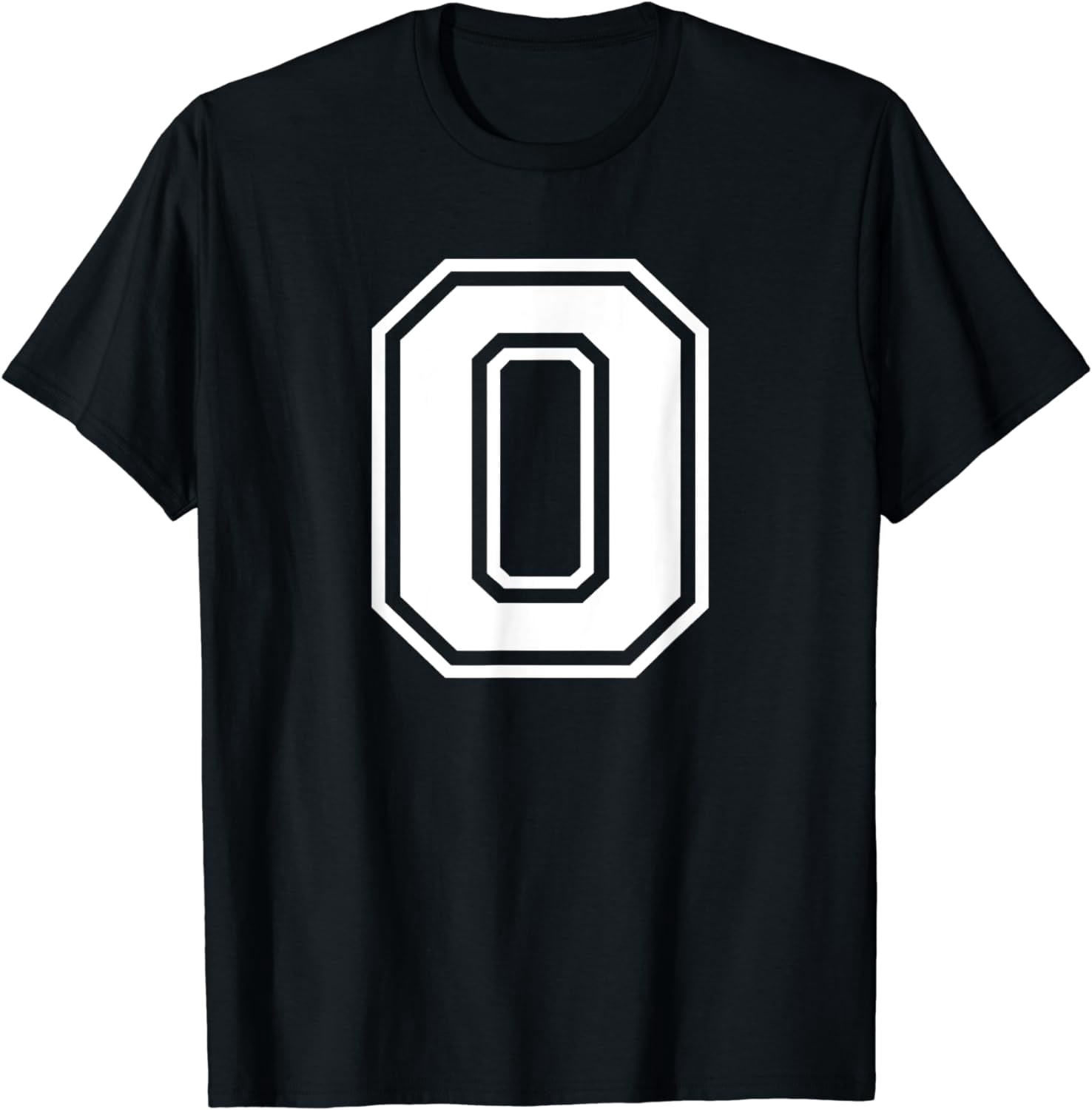 Letter O Name Initial Varsity Alphabet Monogram T-Shirt - Walmart.com