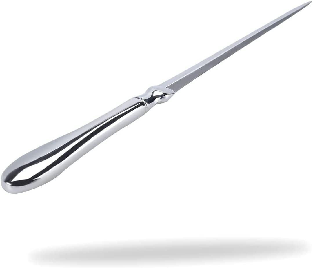Letter Opener 2 Pieces Silver Envelope Opener Knifes Metal Letter ...