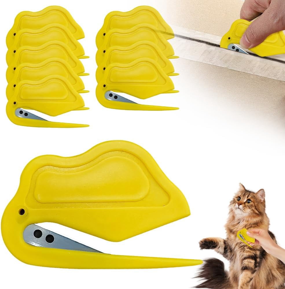Letter Opener,2025 Upgrade Plastic Pet Hair Knot Cutter,Creative Mini ...
