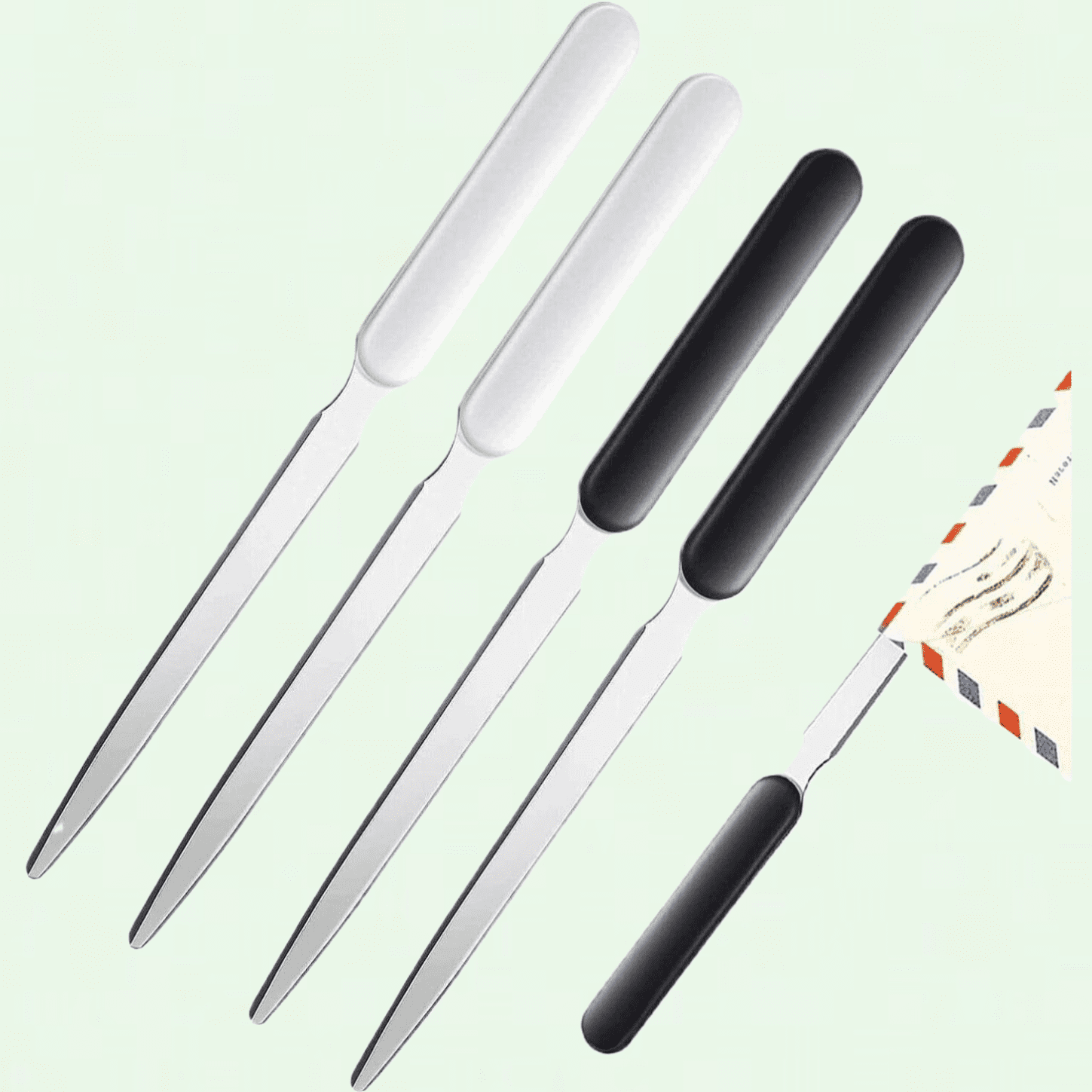 Letter Opener Envelope Slitter Set, Stainless Steel Sword Openers with ...