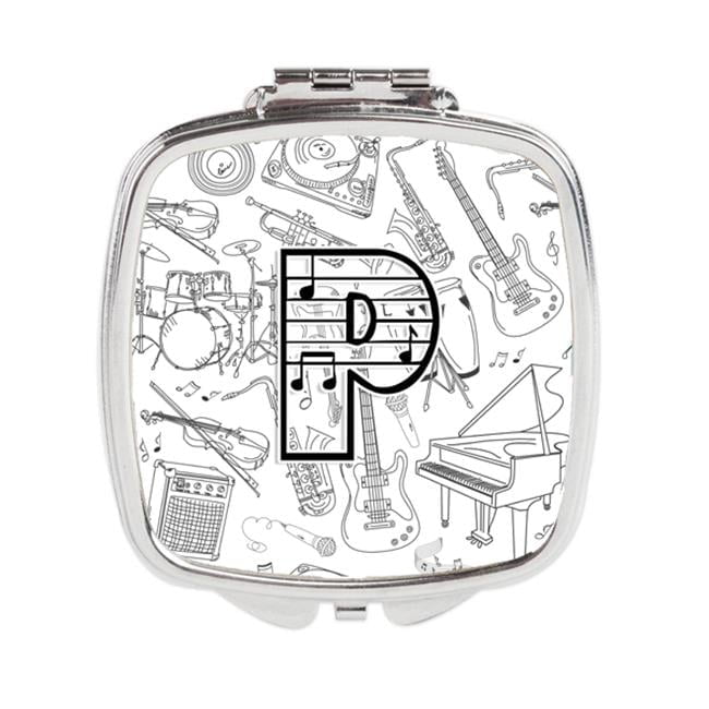Letter P Musical Note Letters Compact Mirror - Walmart.com