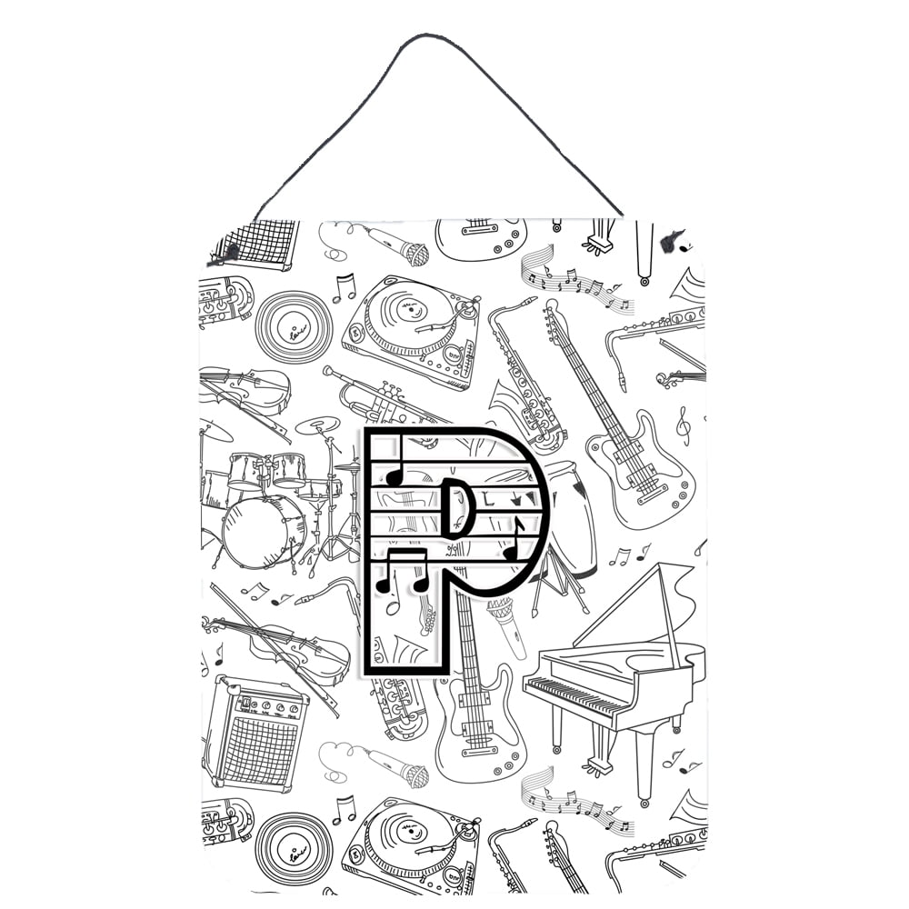 Letter P Musical Note Letters Wall or Door Hanging Prints - Walmart.com