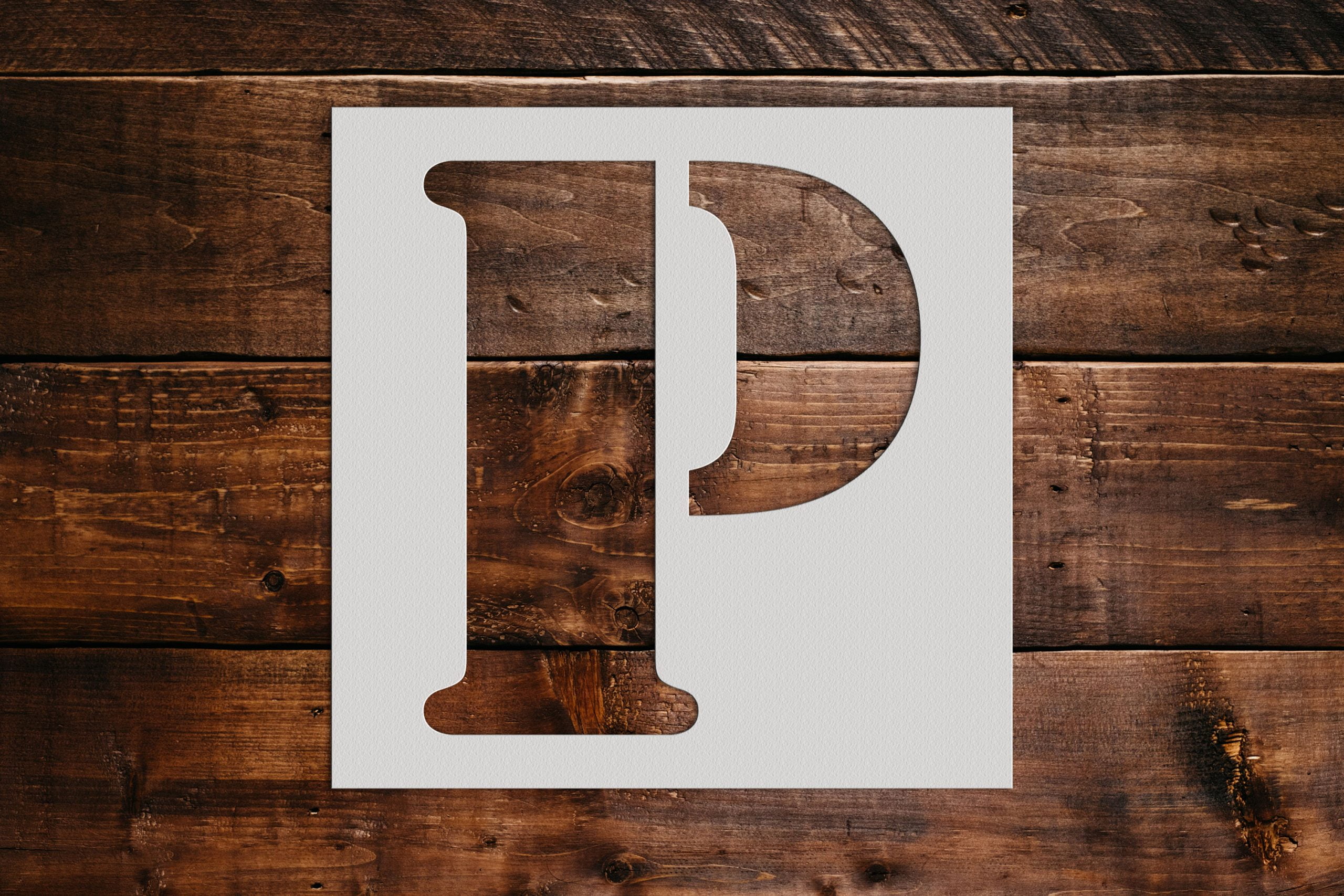 Letter P Stencil - Art and Wall Stencils (6"x6") - Walmart.com