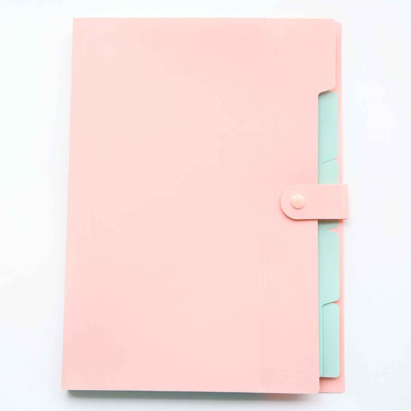 Letter Paper Expanding File Folder Pockets Accordion Document Organizer ...