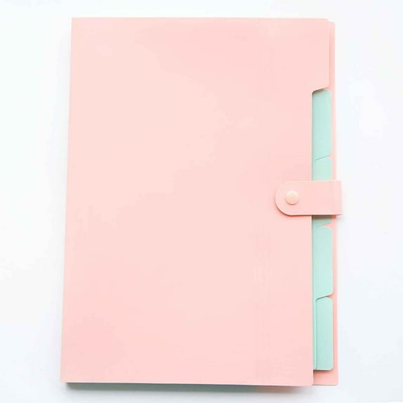 Letter Paper Expanding File Folder Pockets Accordion Document Organizer ...