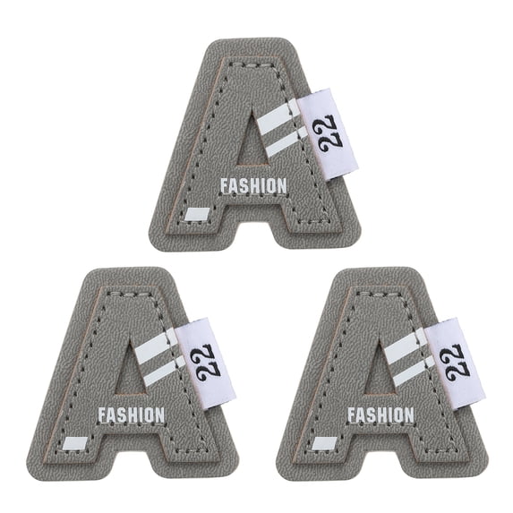 Letter Patch Iron on Alphabet A Patches Embroidered Sew on for Clothes ...