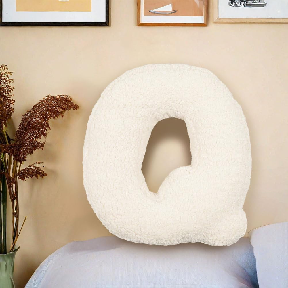 Letter Plush Pillow, Letter Hugging Throw Pillows, Decorative Initial ...