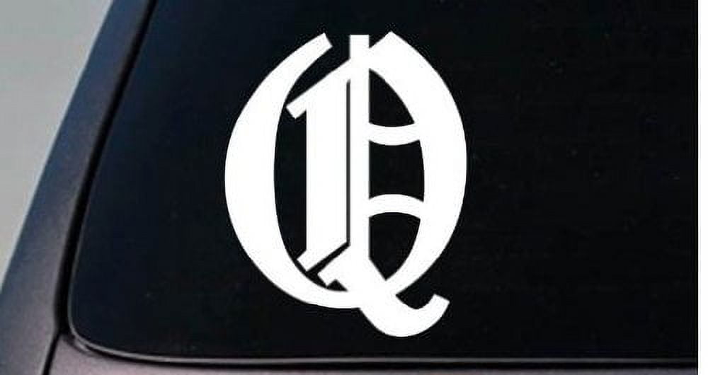 Old English Letter Sticker