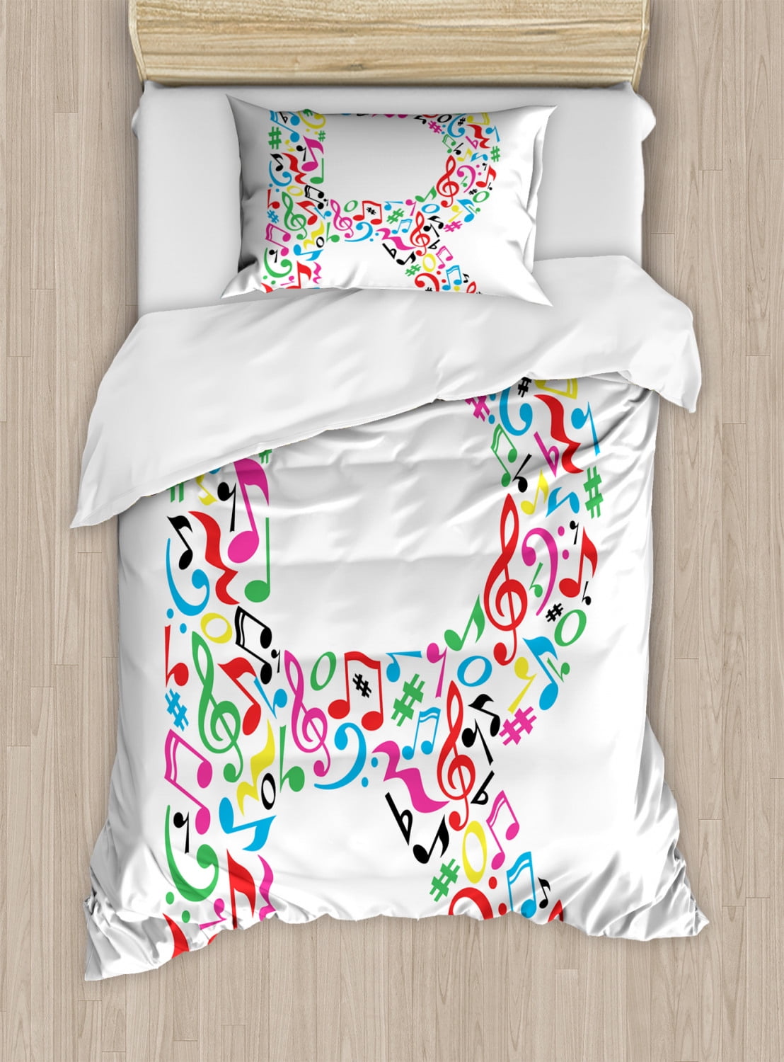 Letter R Duvet Cover Set Twin Size, Cool and Creative Arts Themed ...