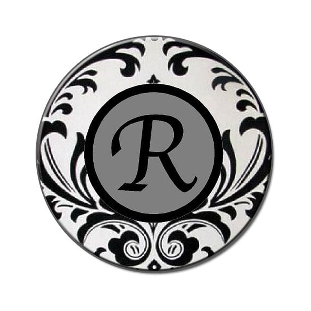 Letter R Formal Fancy Lapel Hat Pin Tie Tack Small Round - Walmart.com