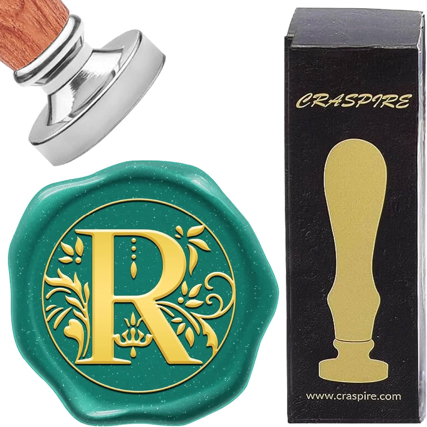 Letter R Sealing Wax Stamp Retro Alphabet Initials Wax Seal Stamp ...