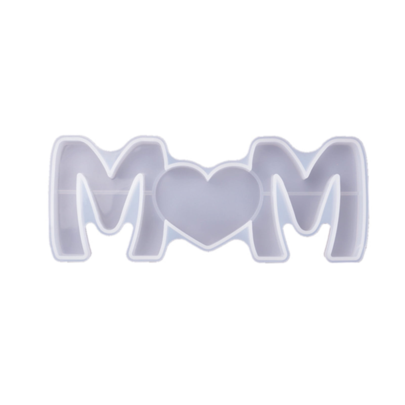 Letter Resin Mold Word Silicone Epoxy Casting Molds for DIY Craft Table ...