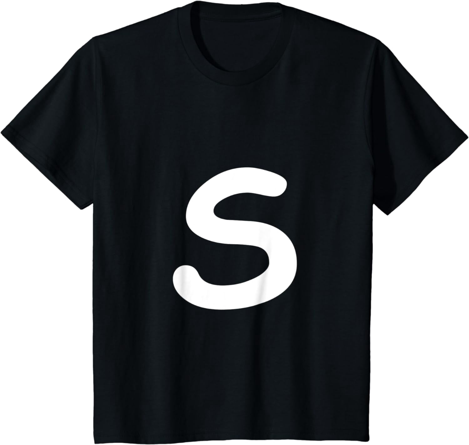 Letter S Capital Alphabet Monogram Initial Comic Sans T-Shirt - Walmart.com