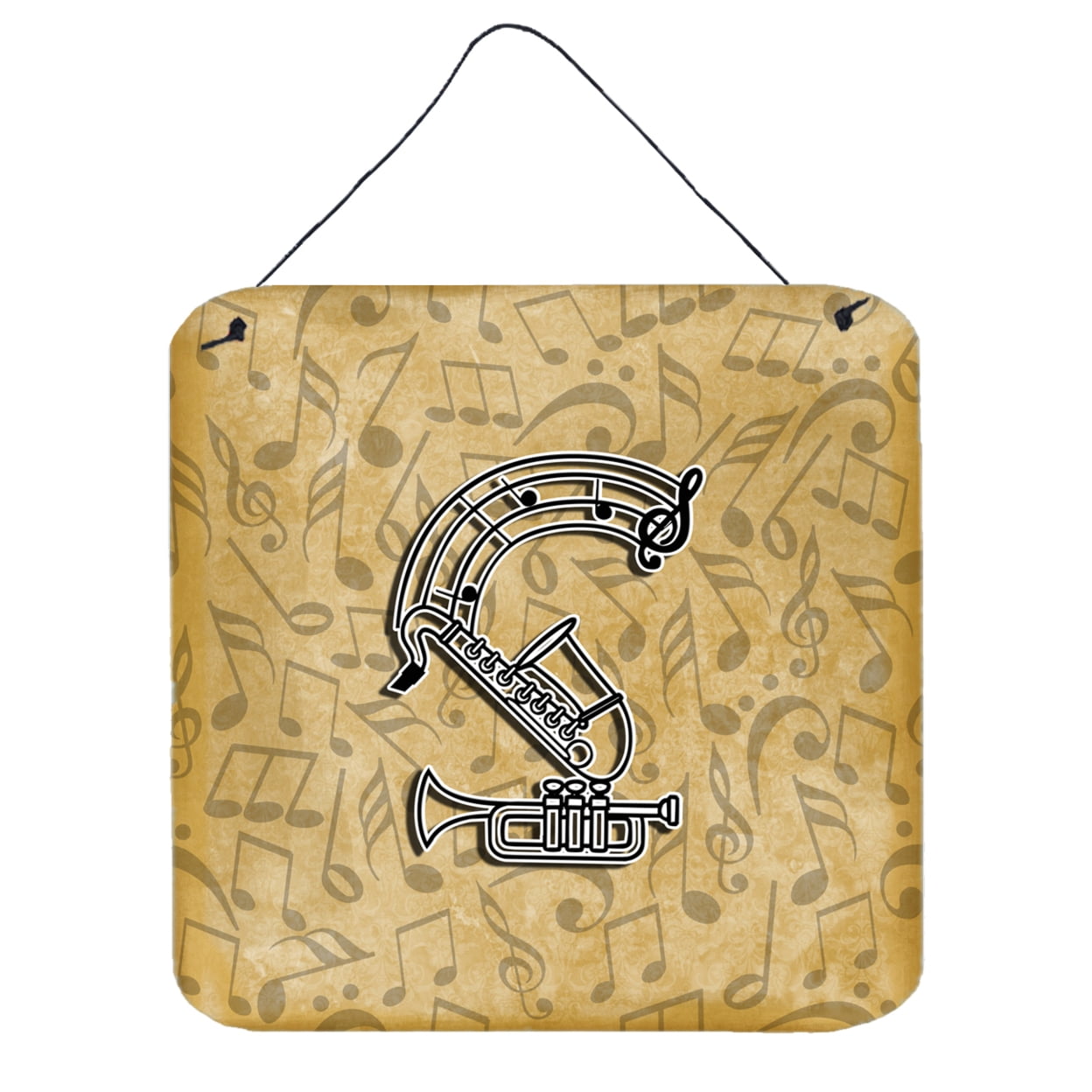Letter S Musical Instrument Alphabet Wall or Door Hanging Prints ...