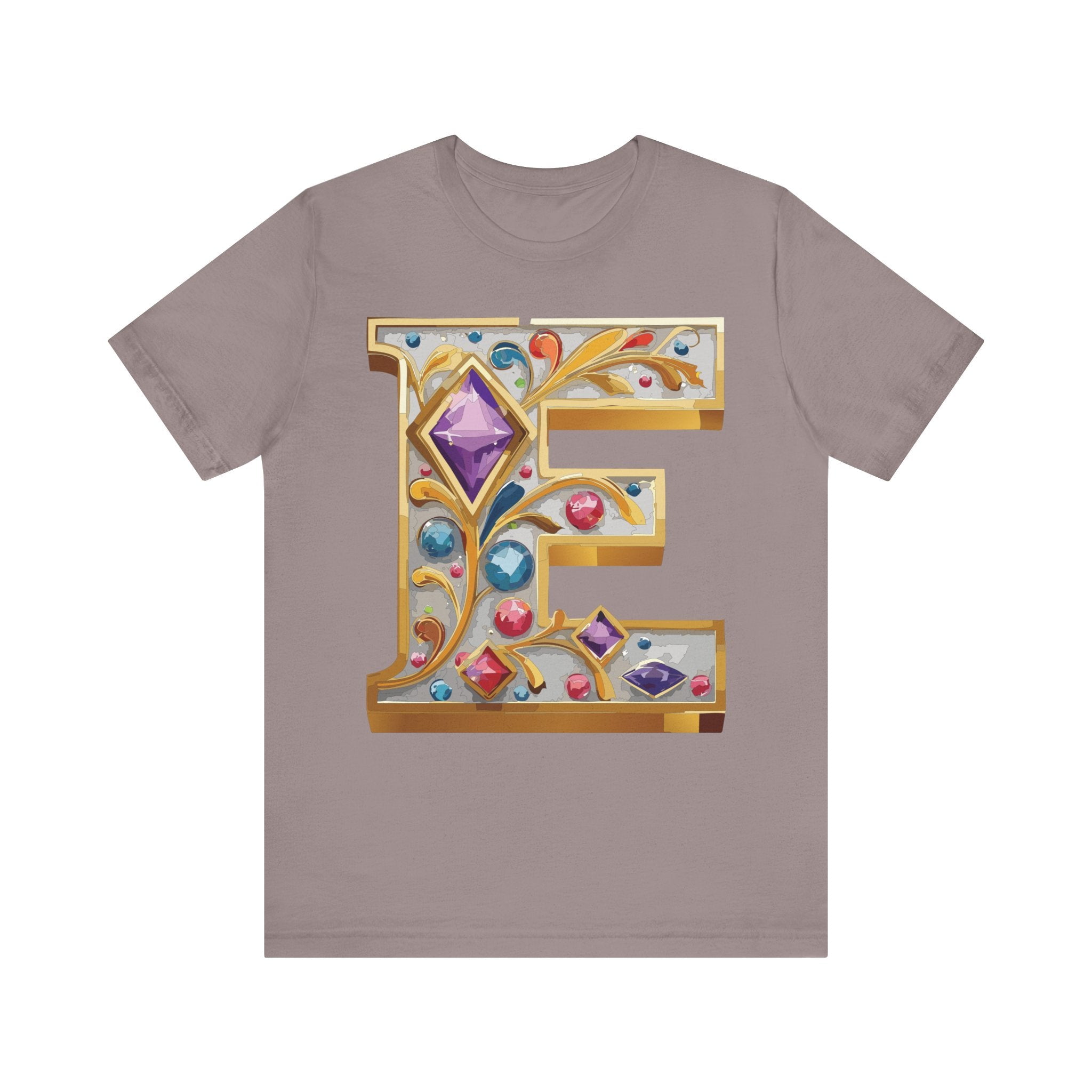 Letter Shirt, Shirt with Letters, Tee Shirt with Gold Letter, Shirt ...