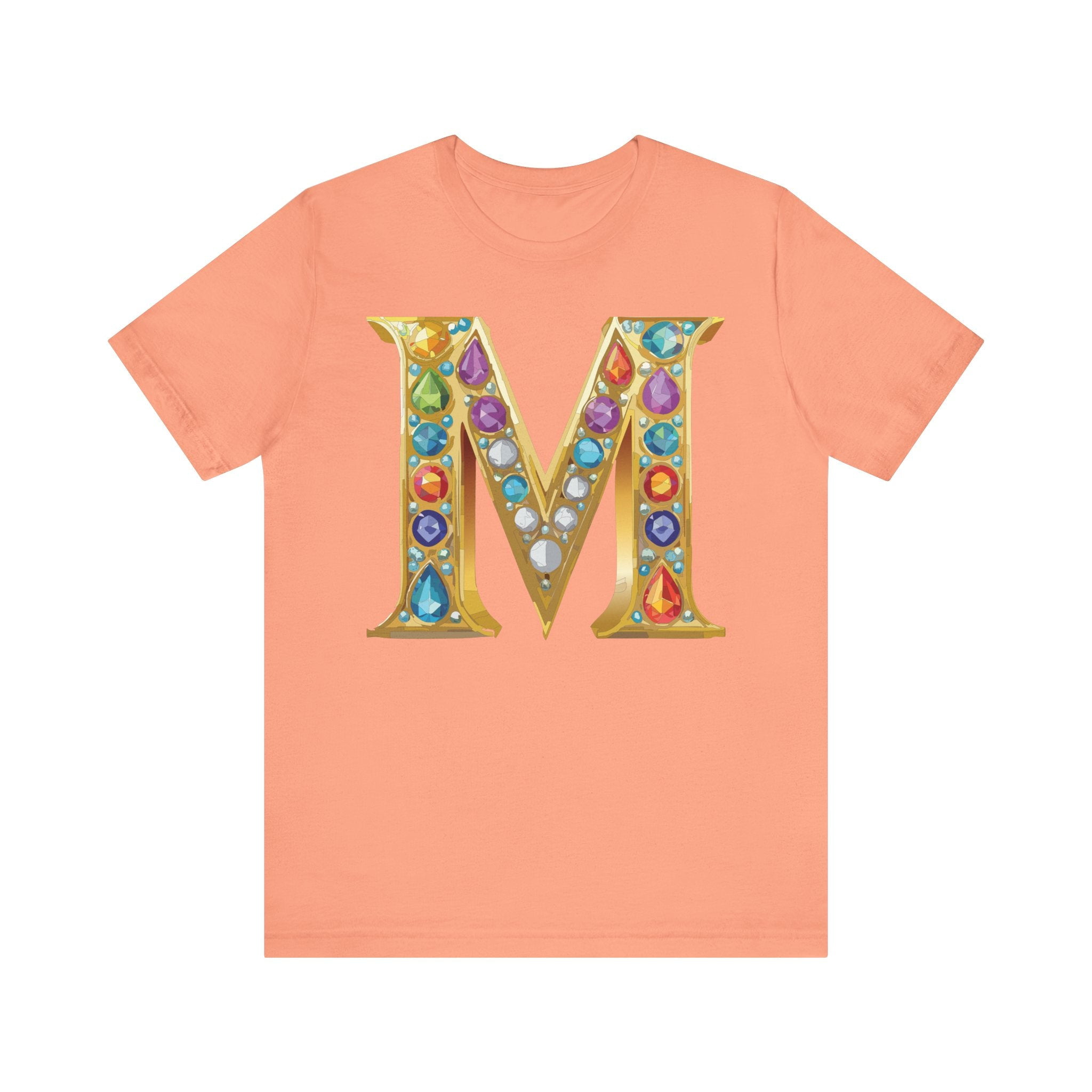 Letter Shirt, Shirt with Letters, Tee Shirt with Gold Letter, Shirt ...