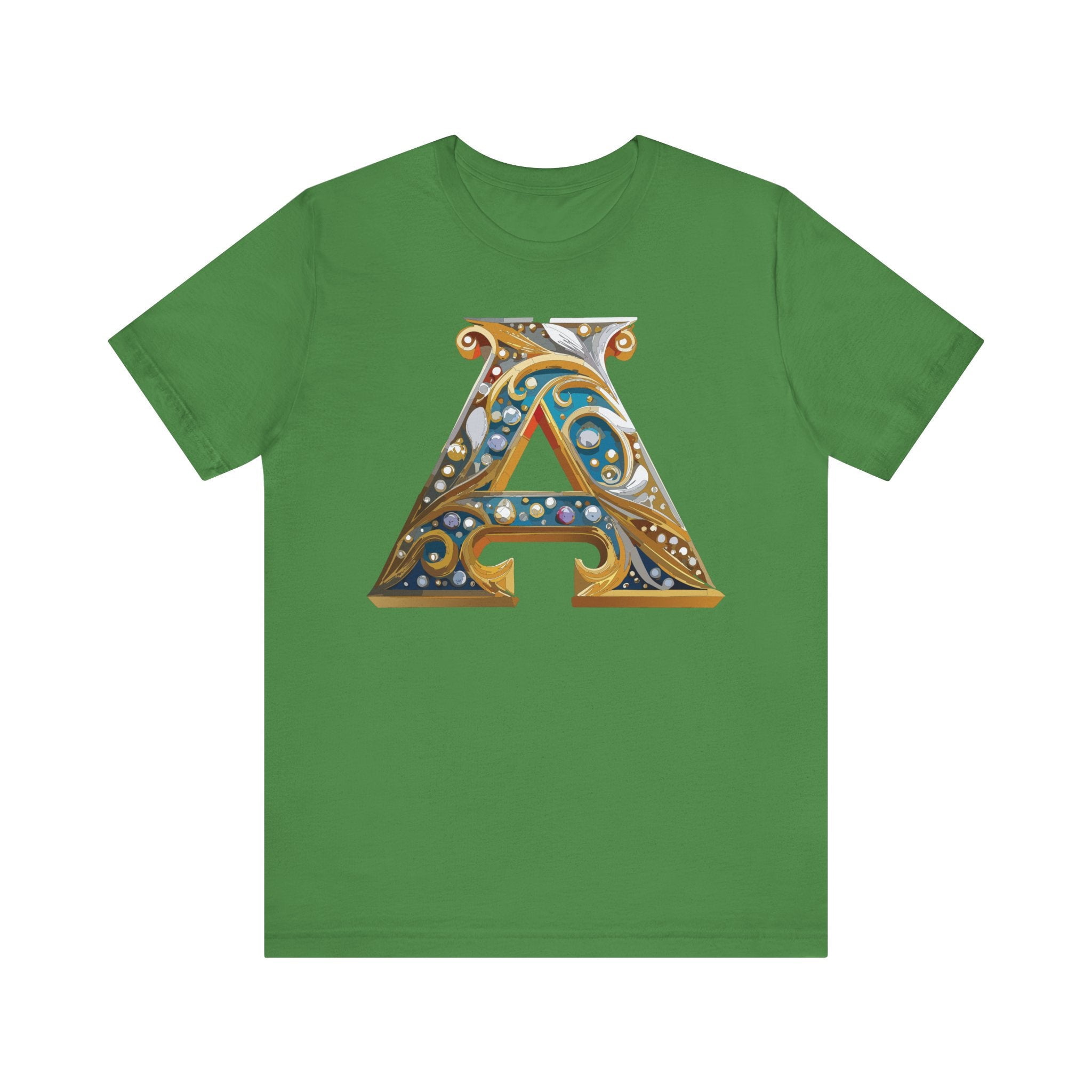 Letter Shirt, Shirt with Letters, Tee Shirt with Gold Letter, Shirt ...