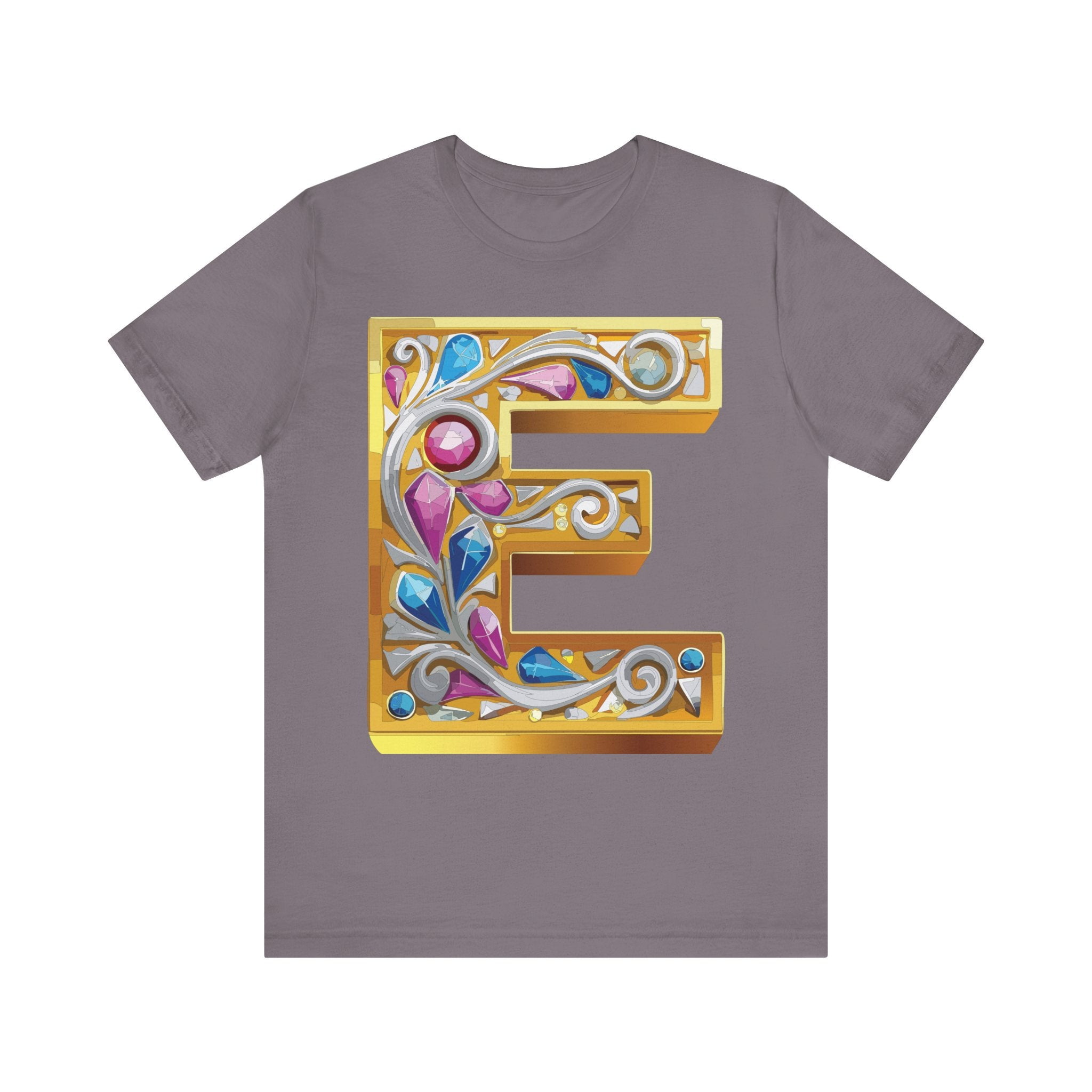 Letter Shirt, Shirt with Letters, Tee Shirt with Gold Letter, Shirt ...