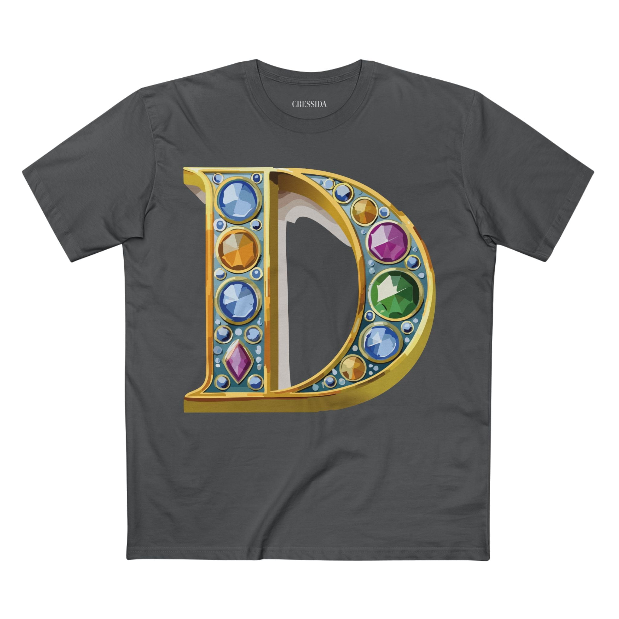 Letter Shirt, Shirt with Letters, Tee Shirt with Gold Letters - Walmart.com