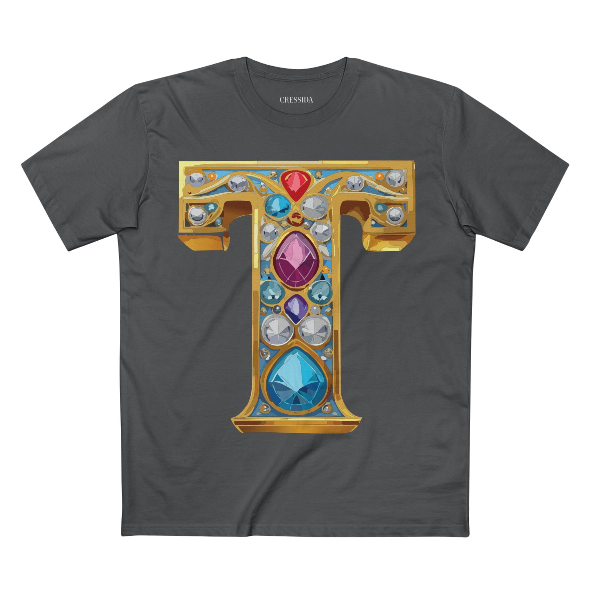 Letter Shirt, Shirt with Letters, Tee Shirt with Gold Letters - Walmart.com