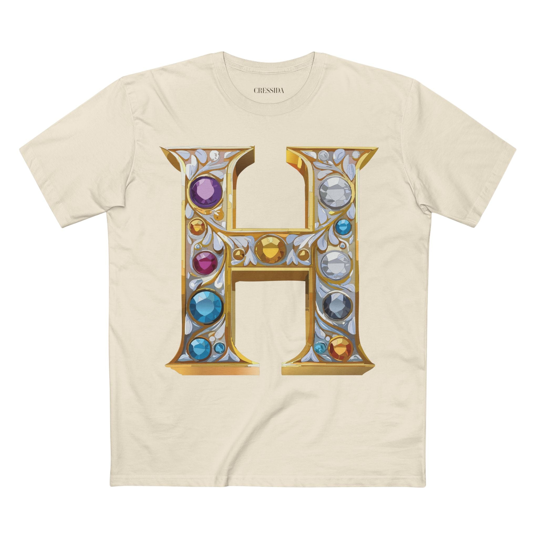 Letter Shirt, Shirt with Letters, Tee Shirt with Gold Letters - Walmart.com
