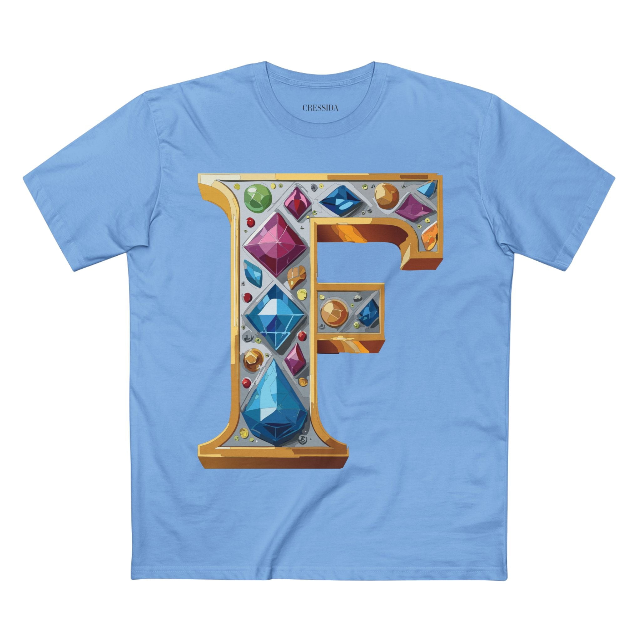 Letter Shirt, Shirt with Letters, Tee Shirt with Gold Letters - Walmart.com