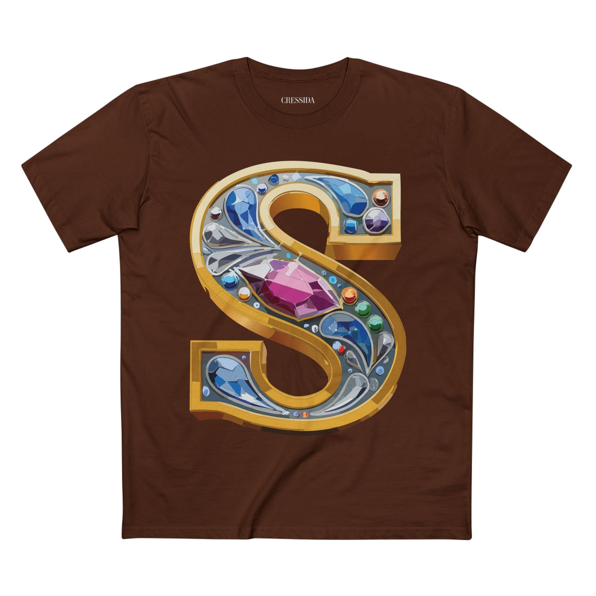 Letter Shirt, Shirt with Letters, Tee Shirt with Gold Letters - Walmart.com