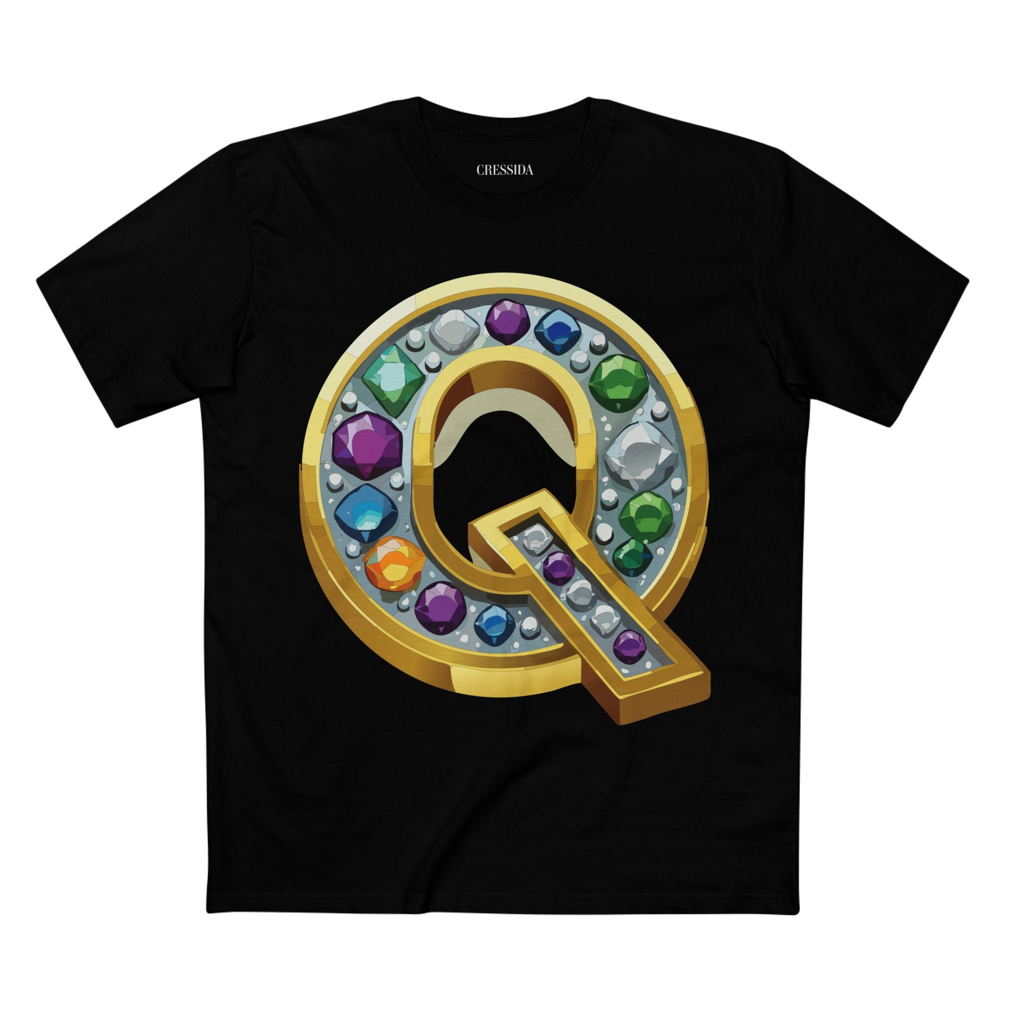 Letter Shirt, Shirt with Letters, Tee Shirt with Gold Letters - Walmart.com