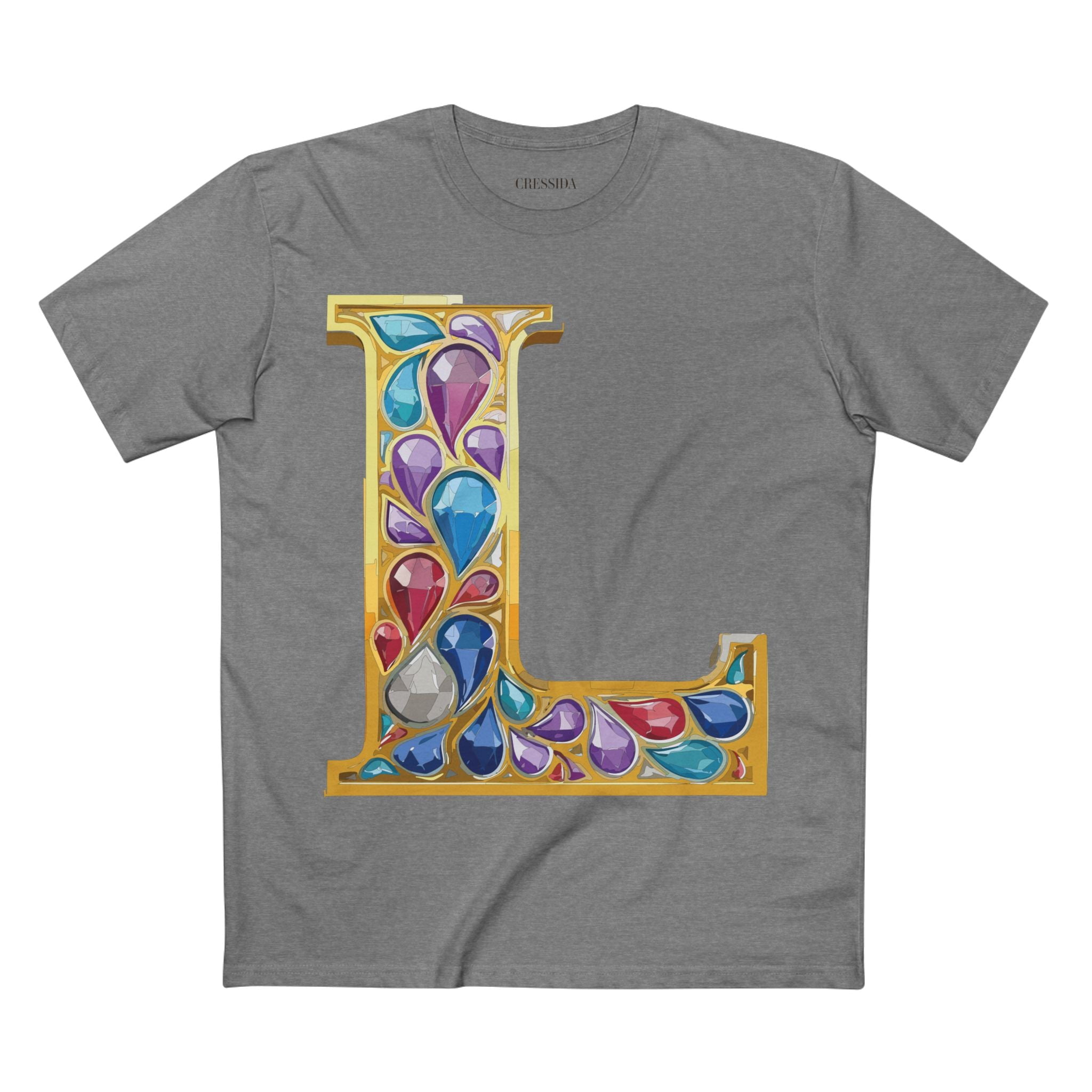 Letter Shirt, Shirt with Letters, Tee Shirt with Gold Letters - Walmart.com
