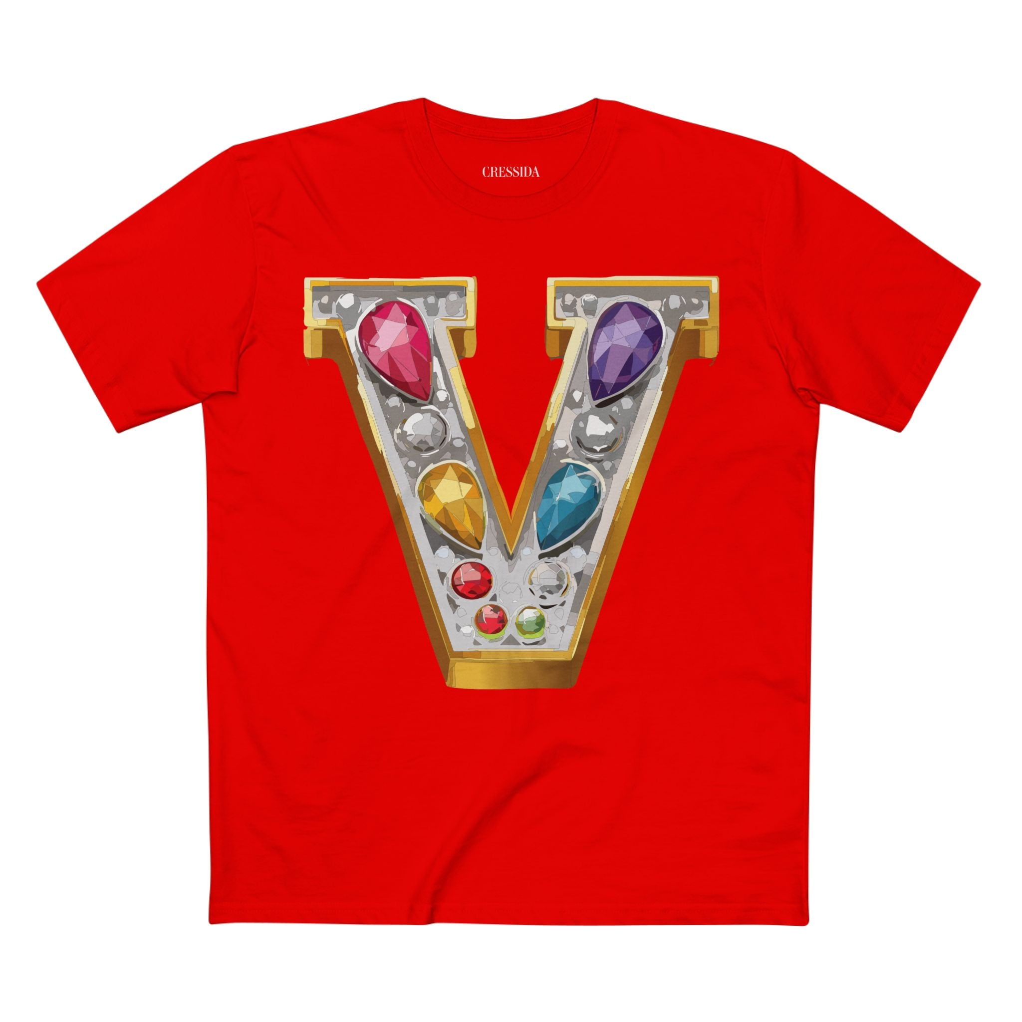 Letter Shirt, Shirt with Letters, Tee Shirt with Gold Letters - Walmart.com