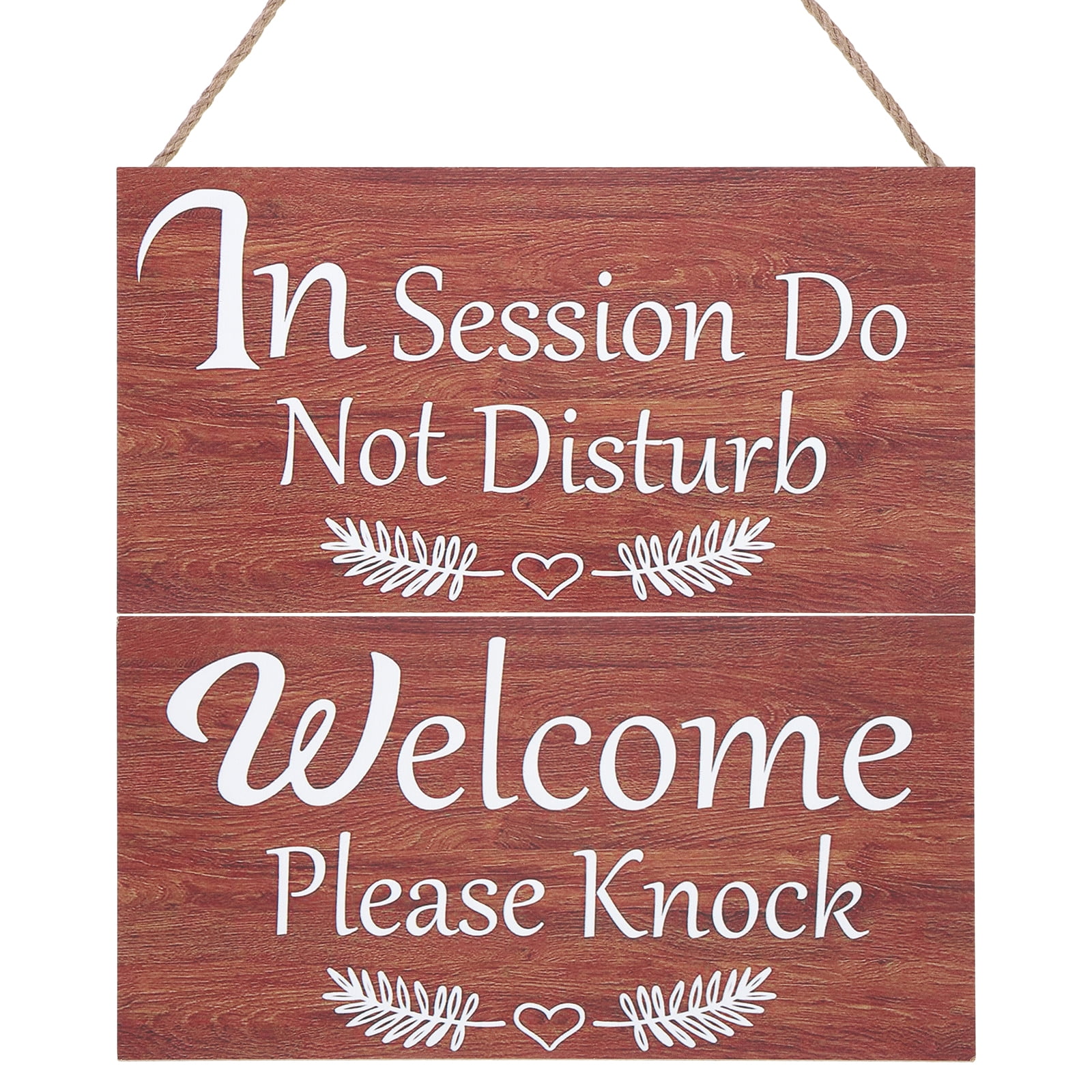 Letter Sign Emblems Hanging Do Not Disturb Wooden Door Office Hanger