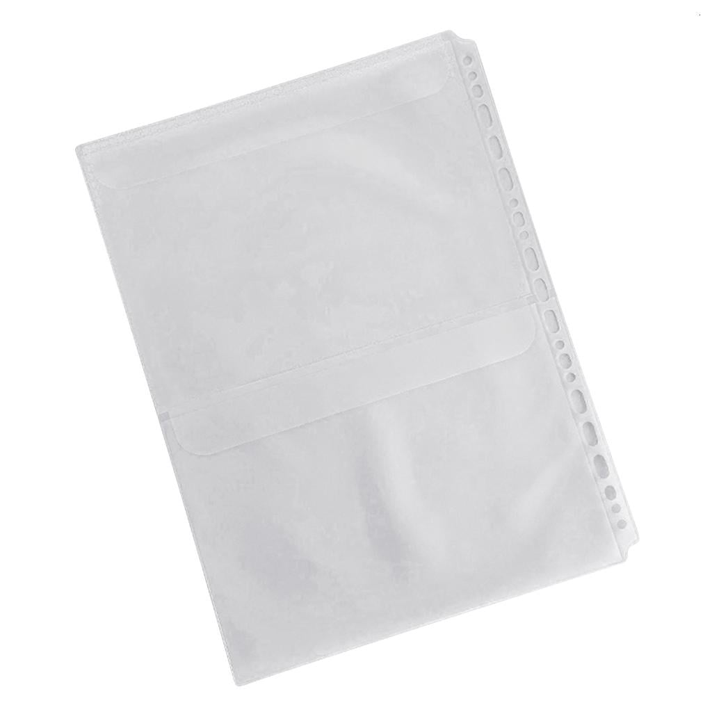 Letter Size 4 Rings Binder Expandable Document Organizers Clear Binder ...
