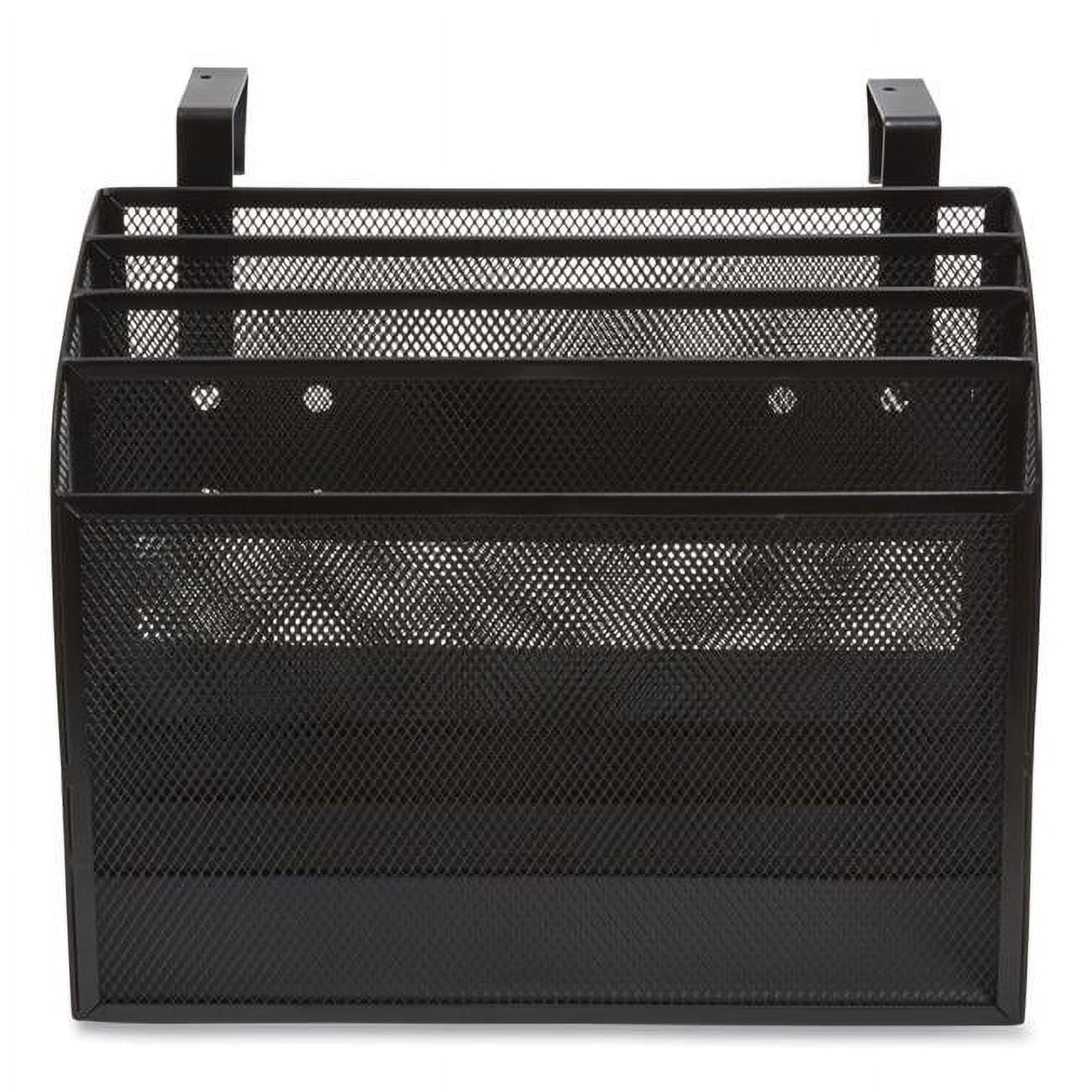 Letter Size 4 Sections Enclosed Design Wire Mesh Incline Sorter, Matte ...