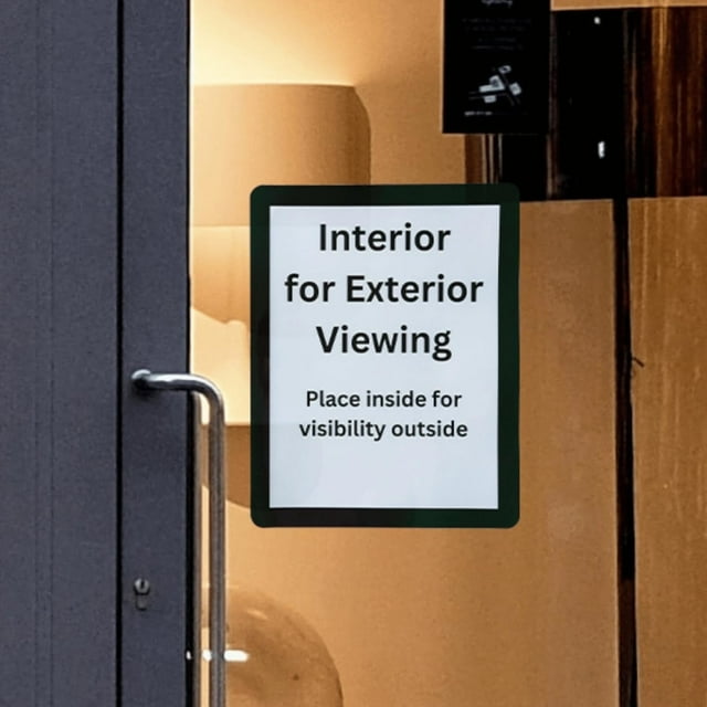 𝗙𝗼𝗱𝗲𝗲𝘇 Letter-Size 8.5 x 11 Solid Black Reusable Adhesive Frames ...