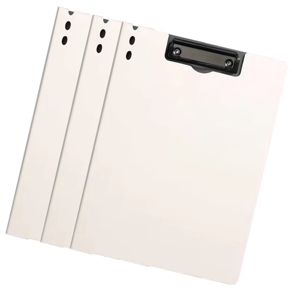 Letter Size Binder Punchless with Spring Action Clamp, Documents Folder ...