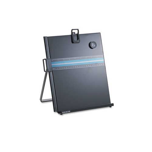 Letter-Size Freestanding Desktop Copyholder Stainless Steel, Black ...