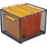 Letter Size Hanging Folder Organizer,Metal Mesh Hanging File Folder Box ...