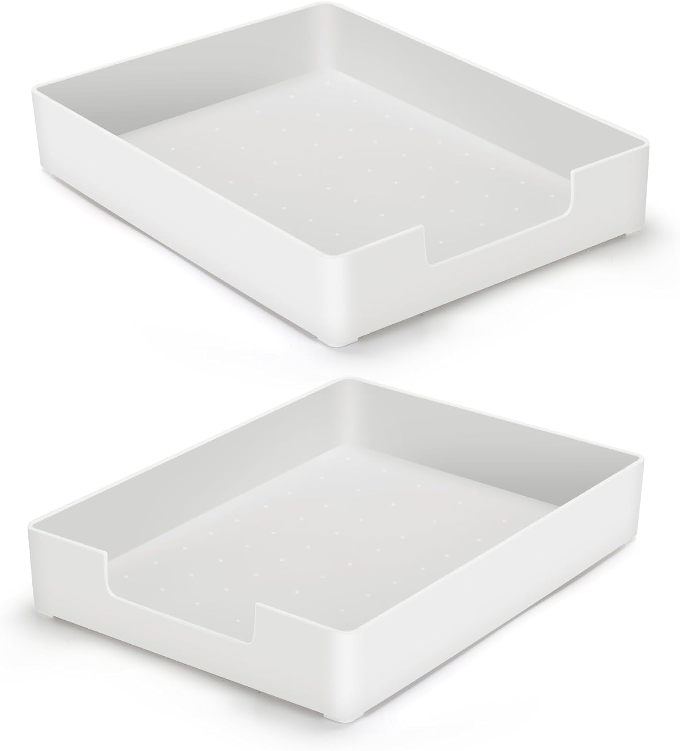 Letter-Size Tray Desk Letter Tray Paper Tray, Sturdy Heavy-Duty Plastic ...