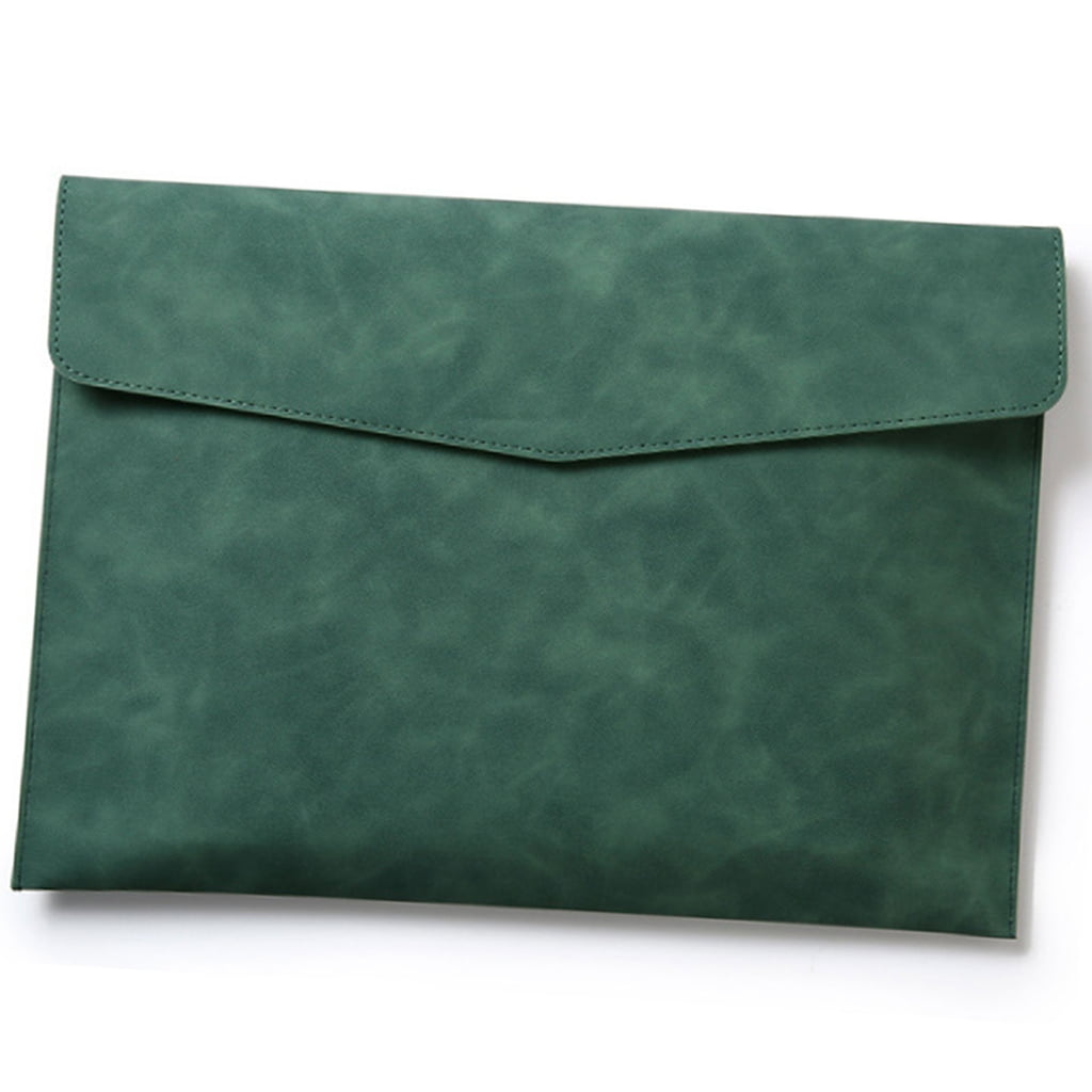 Letter Size1eatherFolder File Pouches Document Carrying Case for Office ...