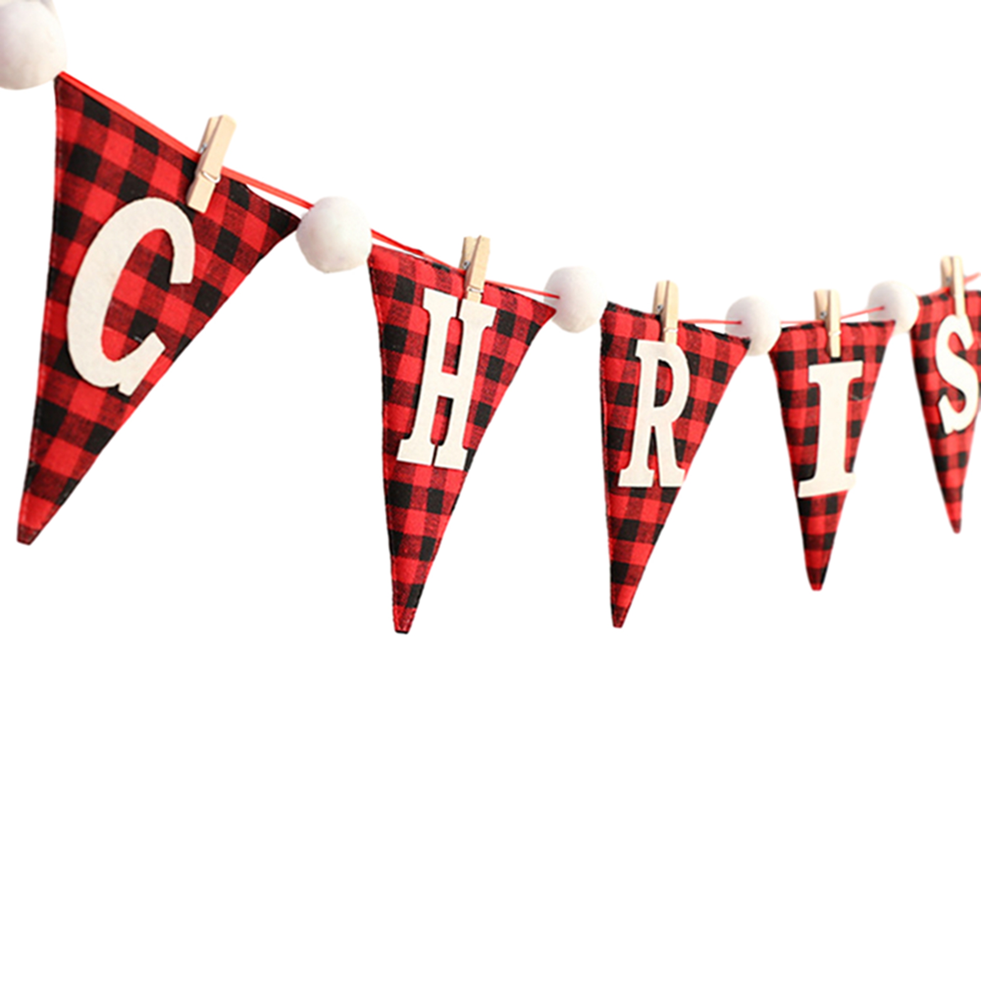 Letter Socks Burlap Banner for Christmas, Christmas Tree Garland ...