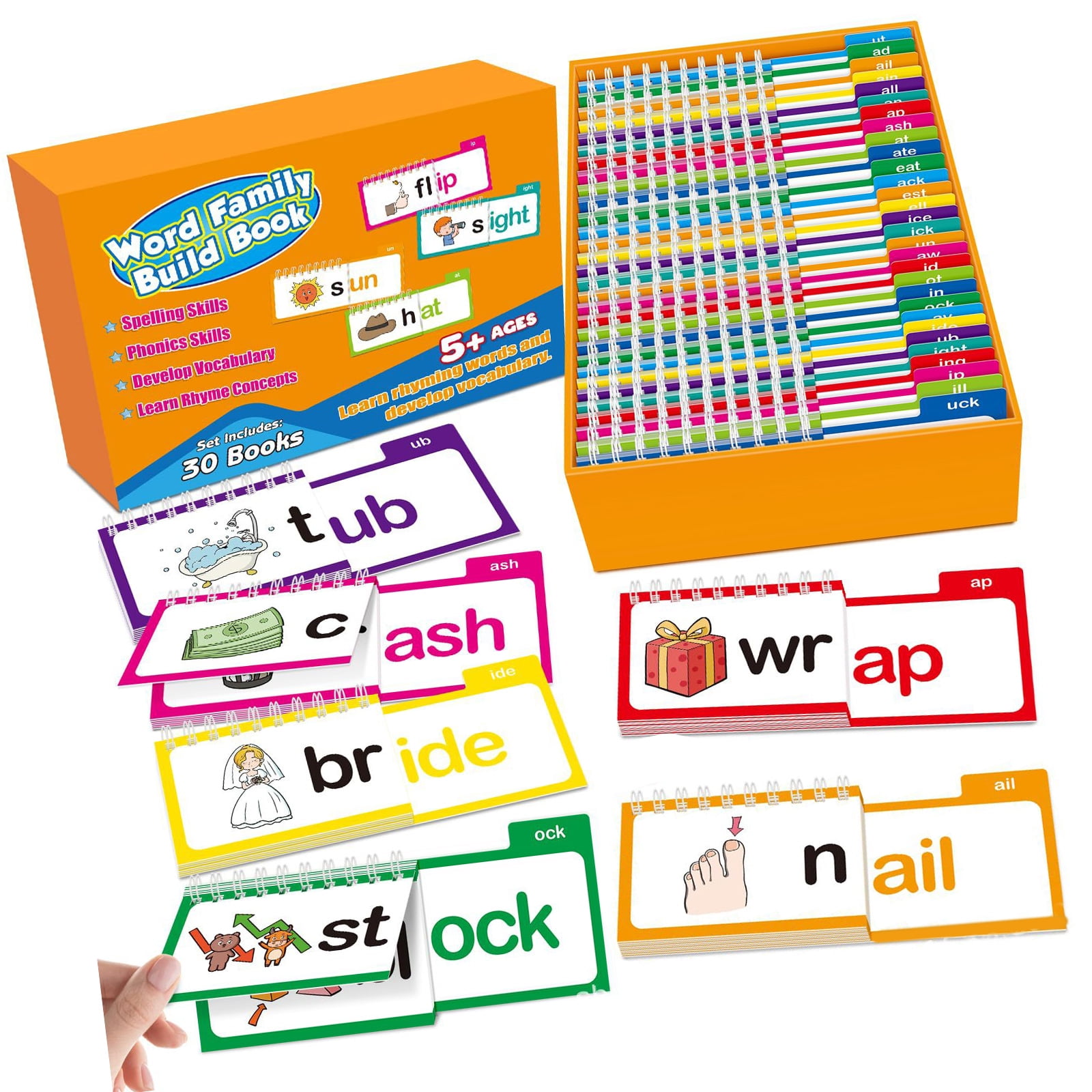 Letter Sounds Flashcards Read and Rhymes Books Phonics Flashcards for ...